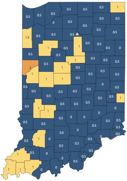 Local Counties Remain in Blue on State’s COVID-19 Map, As Number of ...